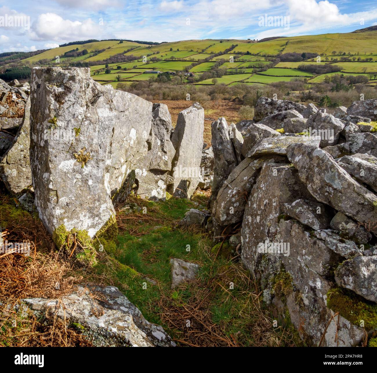 Garn goch hillfort wales uk hi-res stock photography and images - Alamy