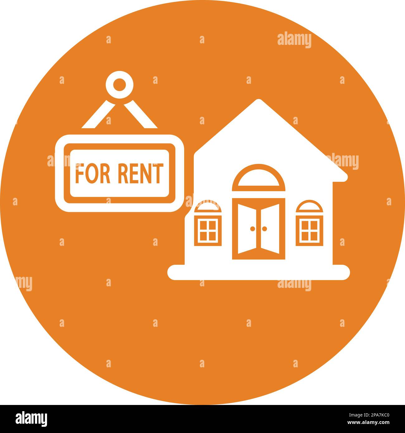 Home for rent icon. Beautiful design and fully editable vector for ...