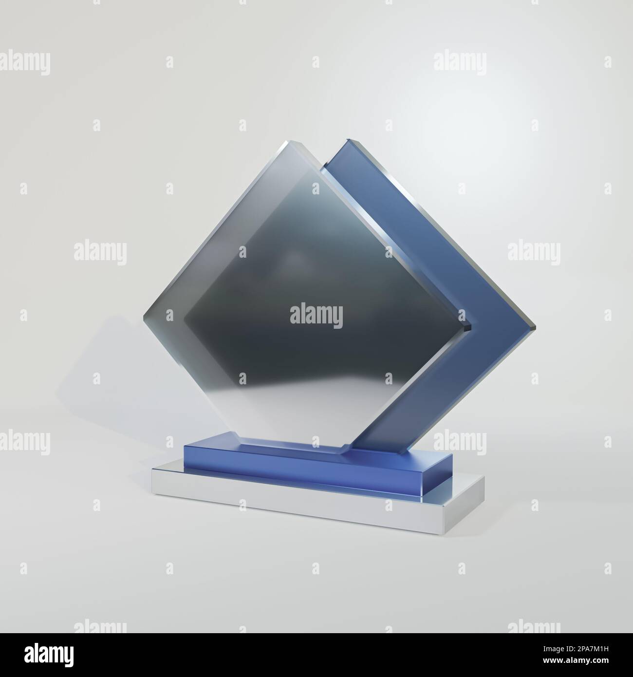 glass trophy 3d render mockup Stock Photo - Alamy