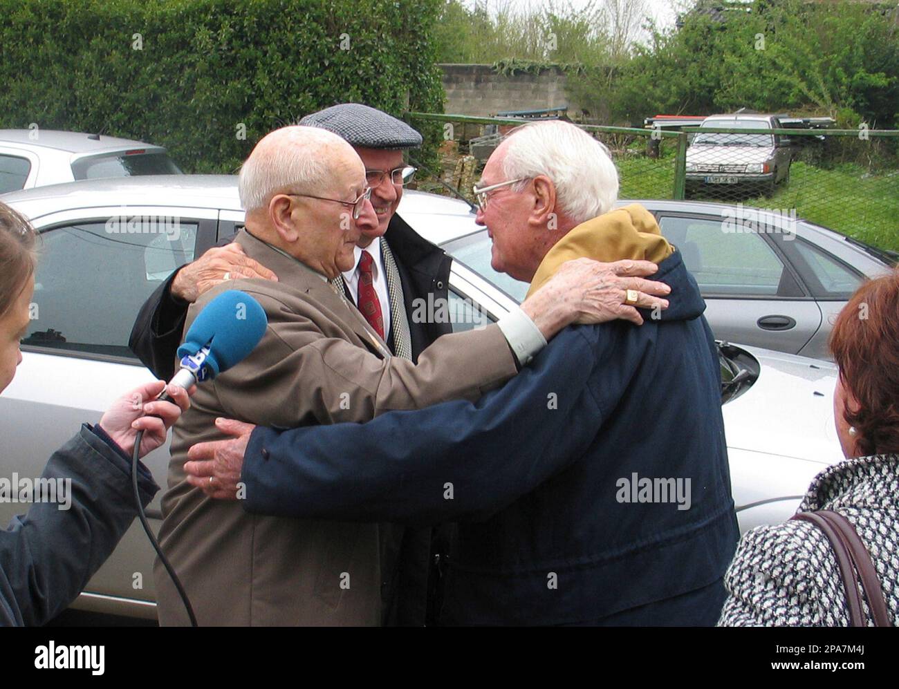 In this image made available Sunday, April 20, 2008, former World War ...