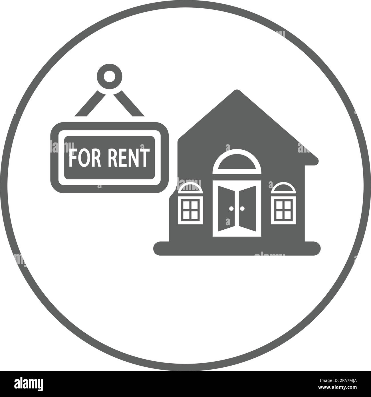 Commercial real estate sign building sale lease Stock Vector Images - Alamy