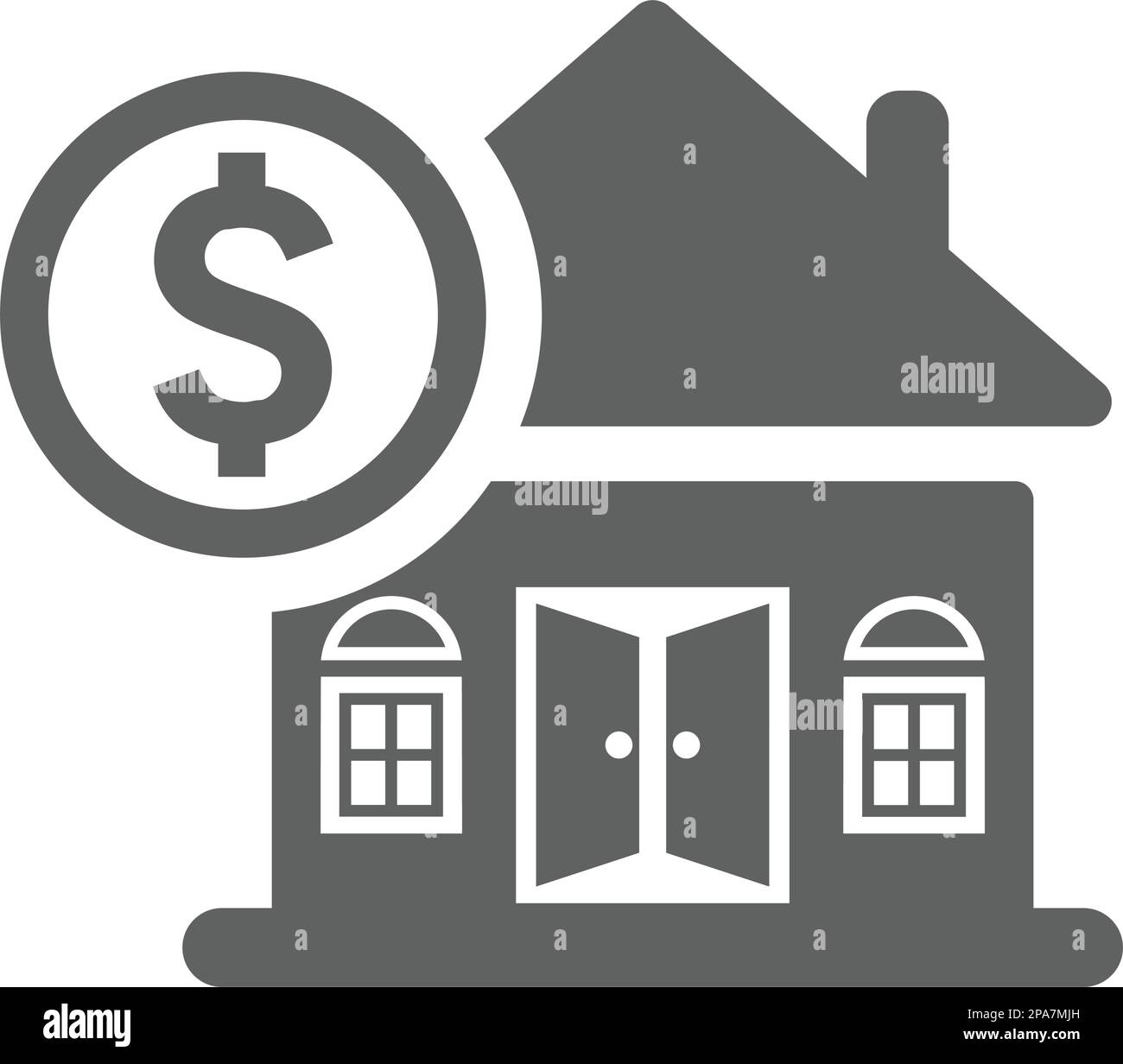 Real estate, price icon. Beautiful design and fully editable vector for ...
