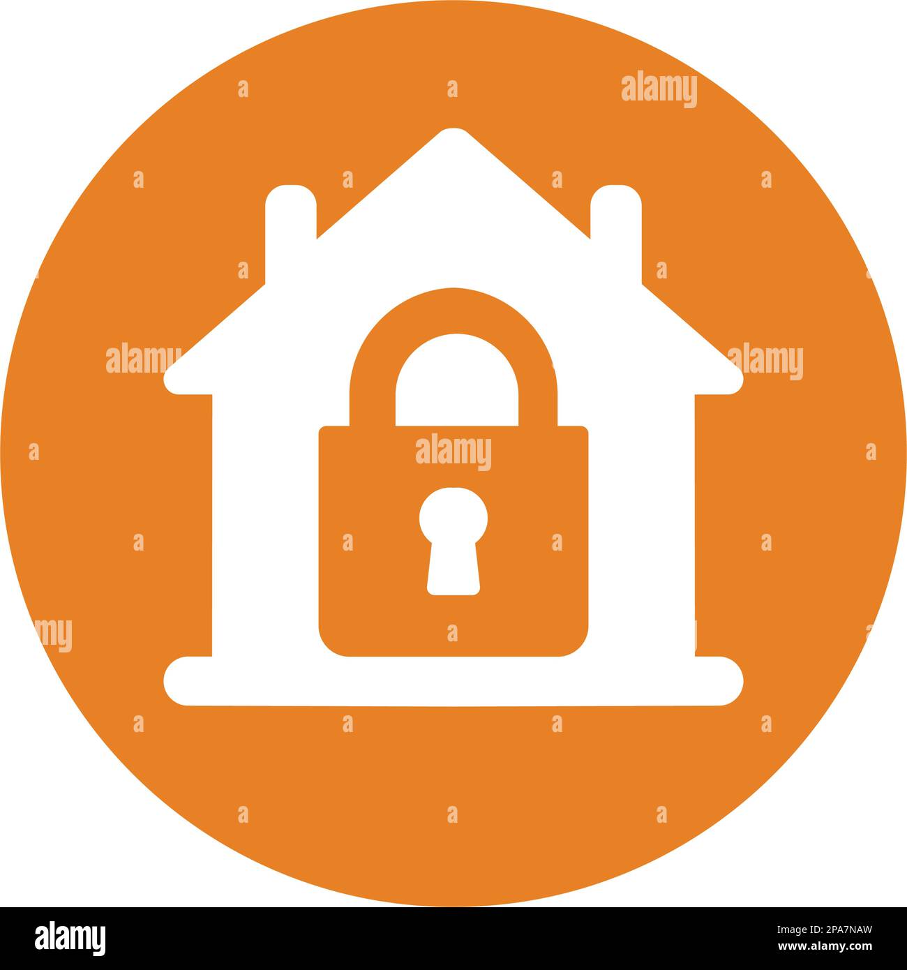 Real estate, home security icon. Beautiful design and fully editable ...