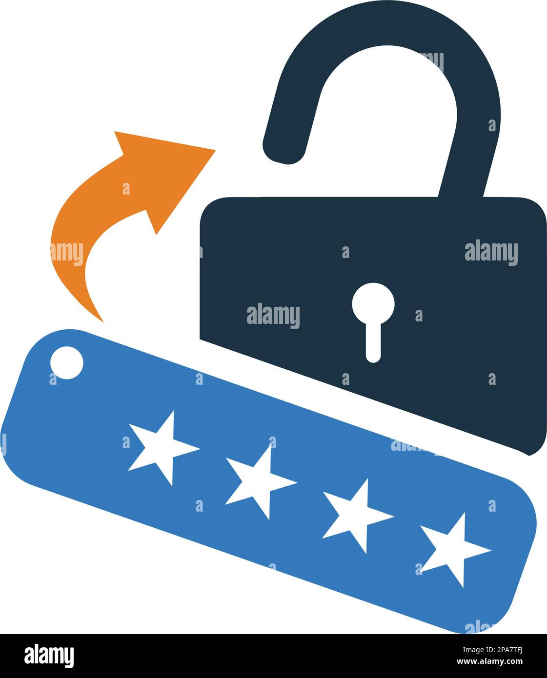 Password icon is isolated on white background. Use for graphic and web ...