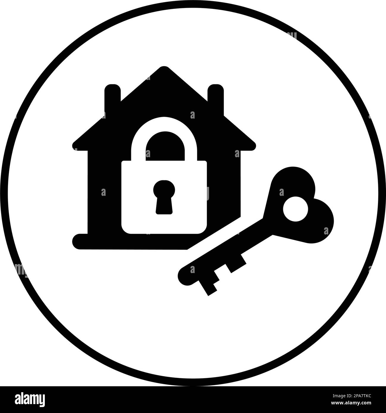 Home security icon / house protection. Beautiful design and fully ...