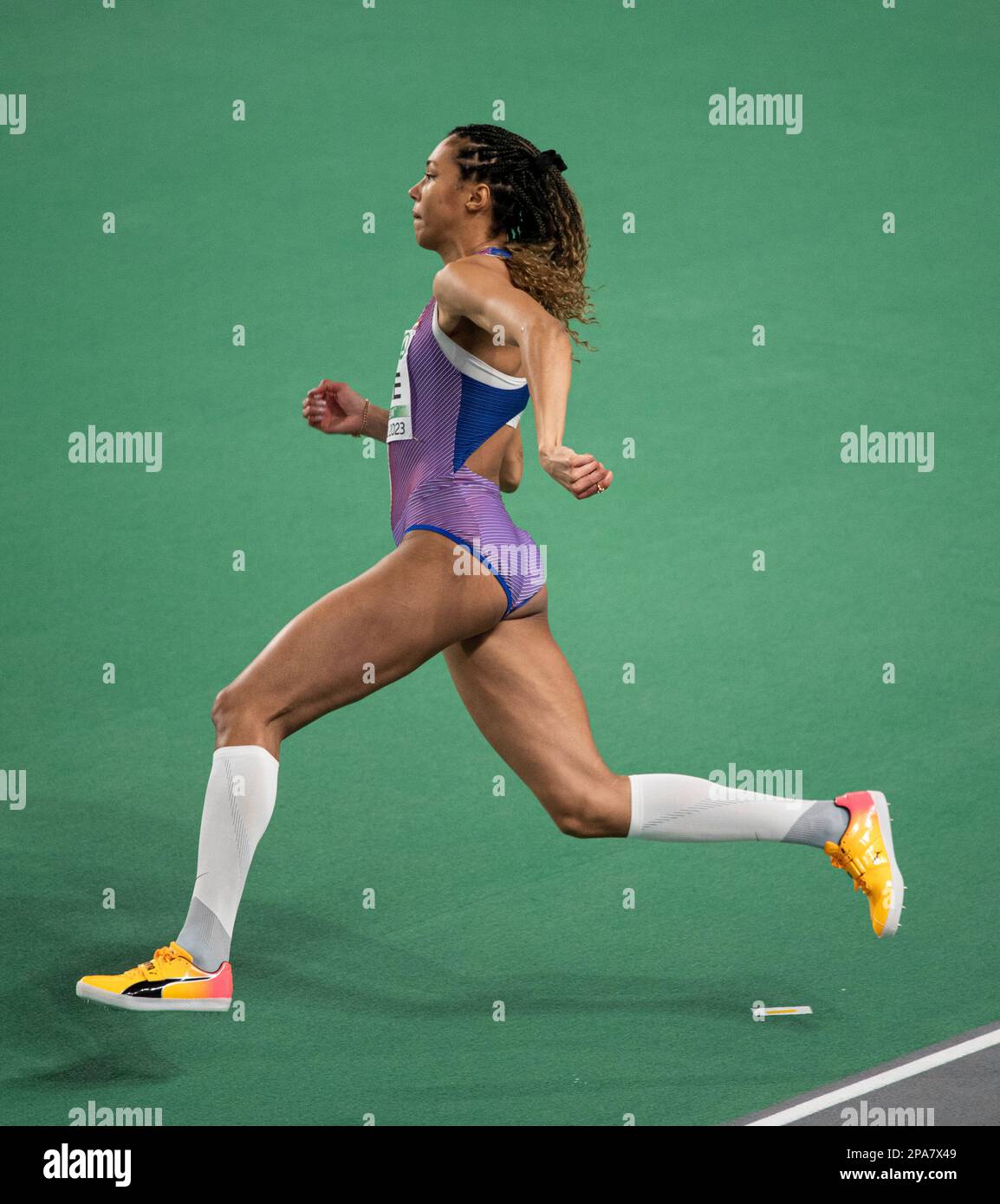 Morgan Lake of Great Britain & NI competing in the women’s high jump ...