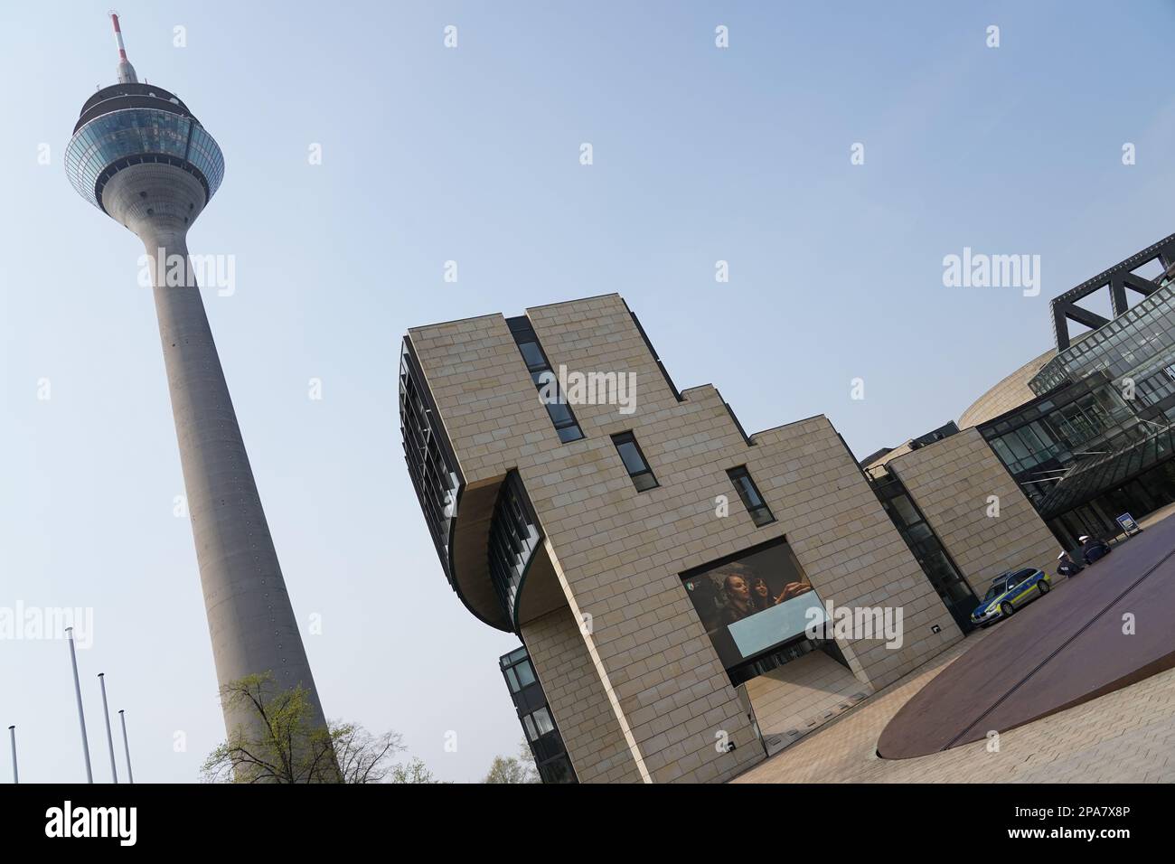 Dusseldorf Germany Rhein Tower Stock Photo - Alamy