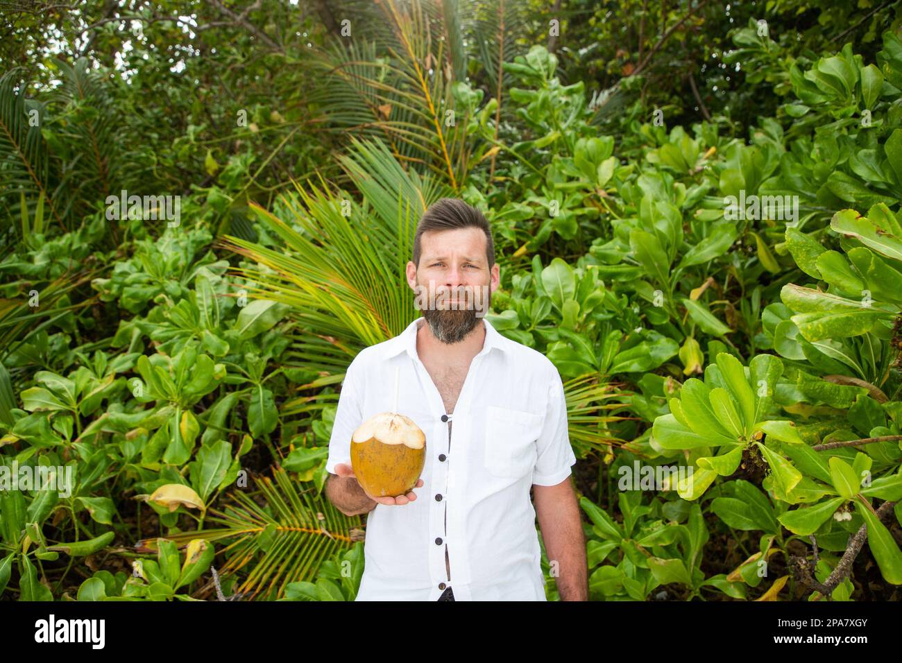 Fashion shoot plants man hi-res stock photography and images - Alamy