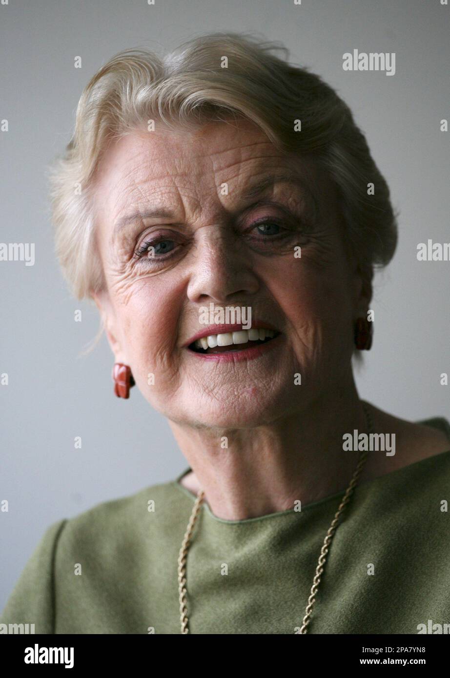 English actress Angela Lansbury poses for a portrait on Tuesday, April ...