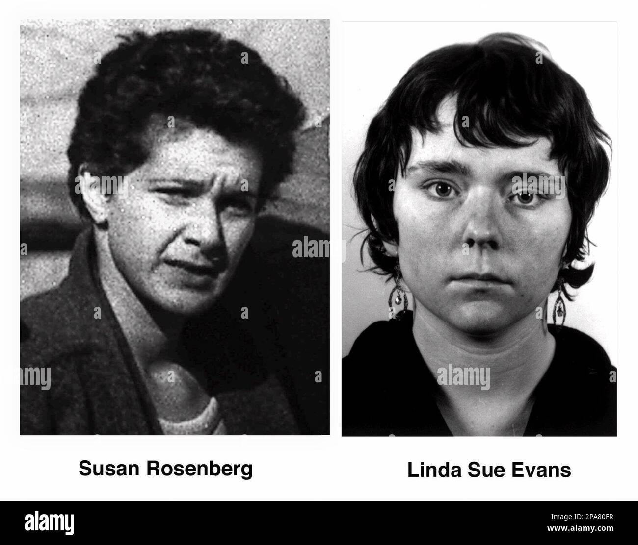 ** FILE ** This Nov. 30, 1984 file photo, left, shows Susan Rosenberg ...