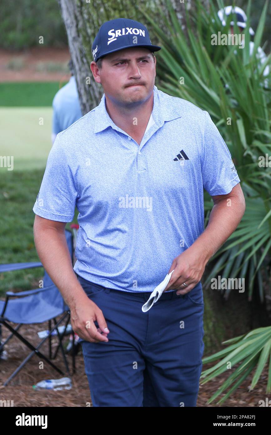Ponte Vedra Beach, Florida, USA. 10th Mar, 2023. Andrew Novak walks off ...
