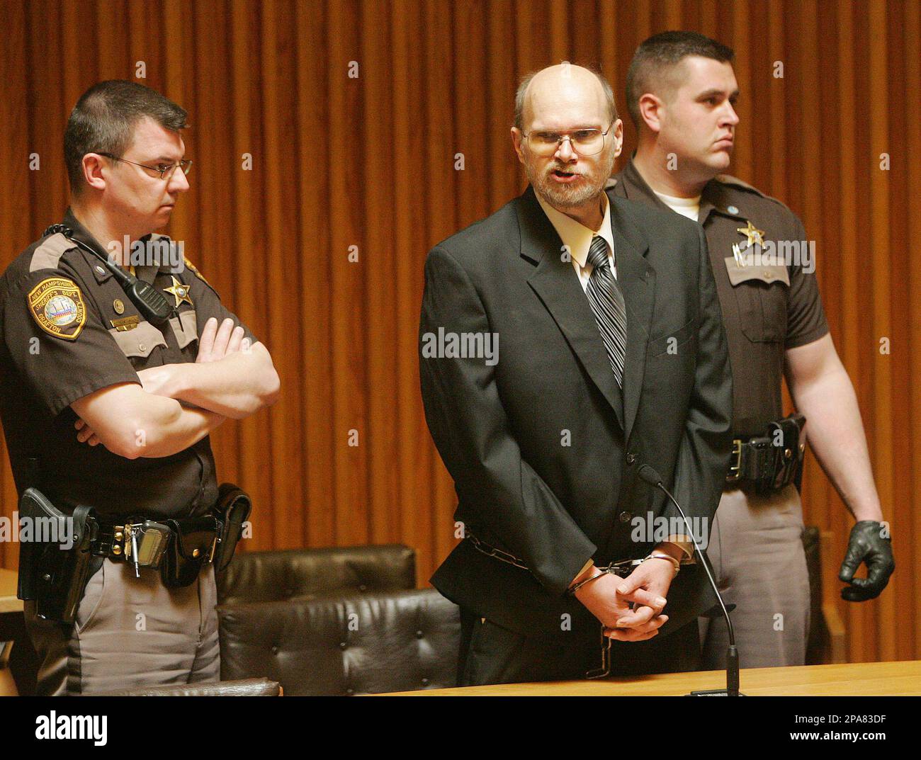 Gregory Floyd, 50, talks to prosecutors during his arraignment in ...