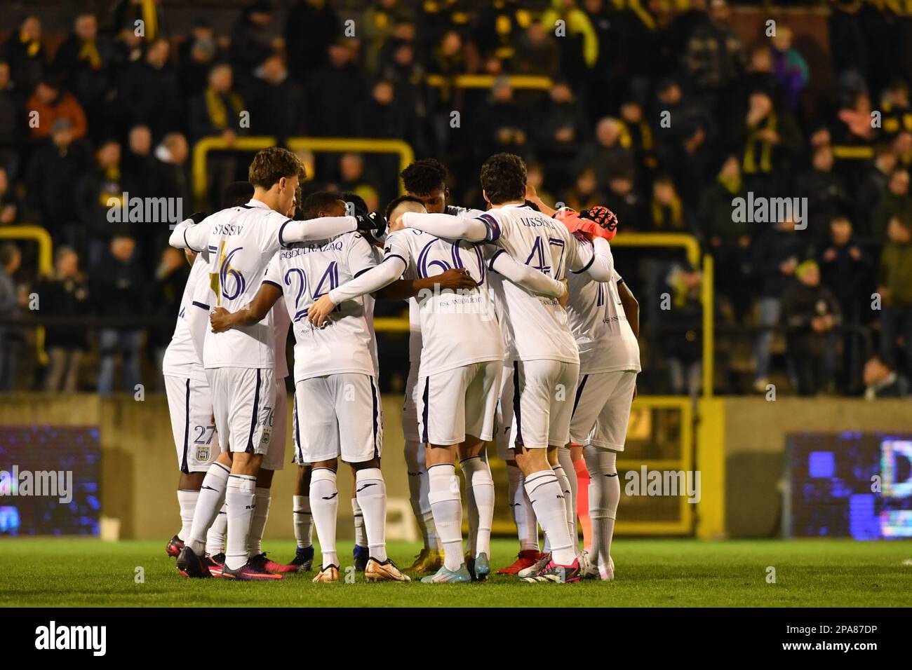 RSCA Futures' players pictured during a soccer match between Lierse ...