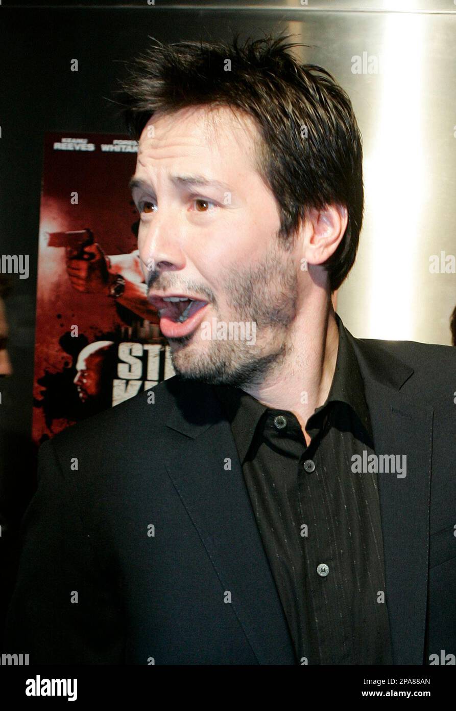 Hollywood actor Keanu Reeves arrives for the Sydney premiere of his new ...