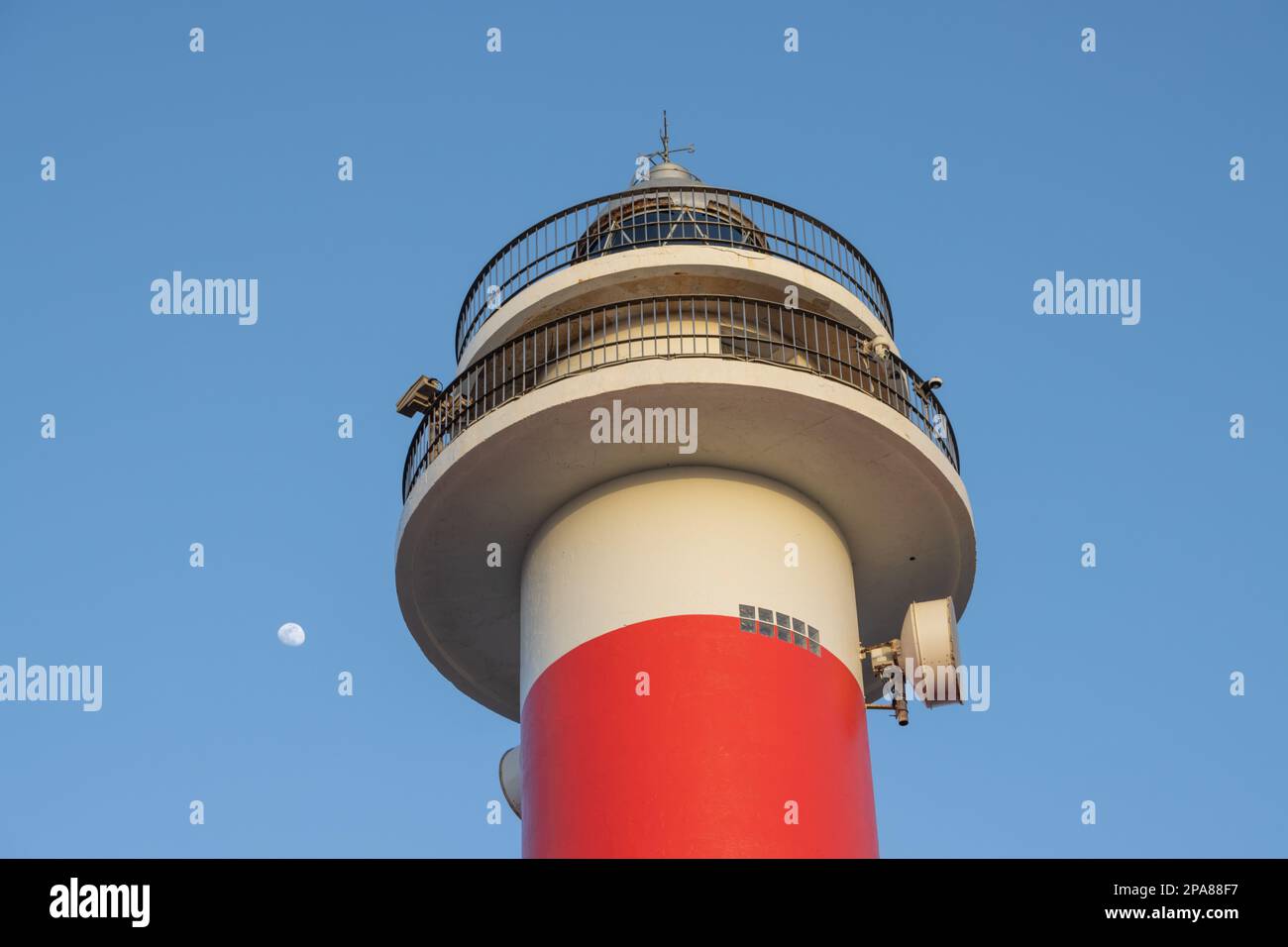 Three lighthouses at one place, showing a history of naval navigation ...