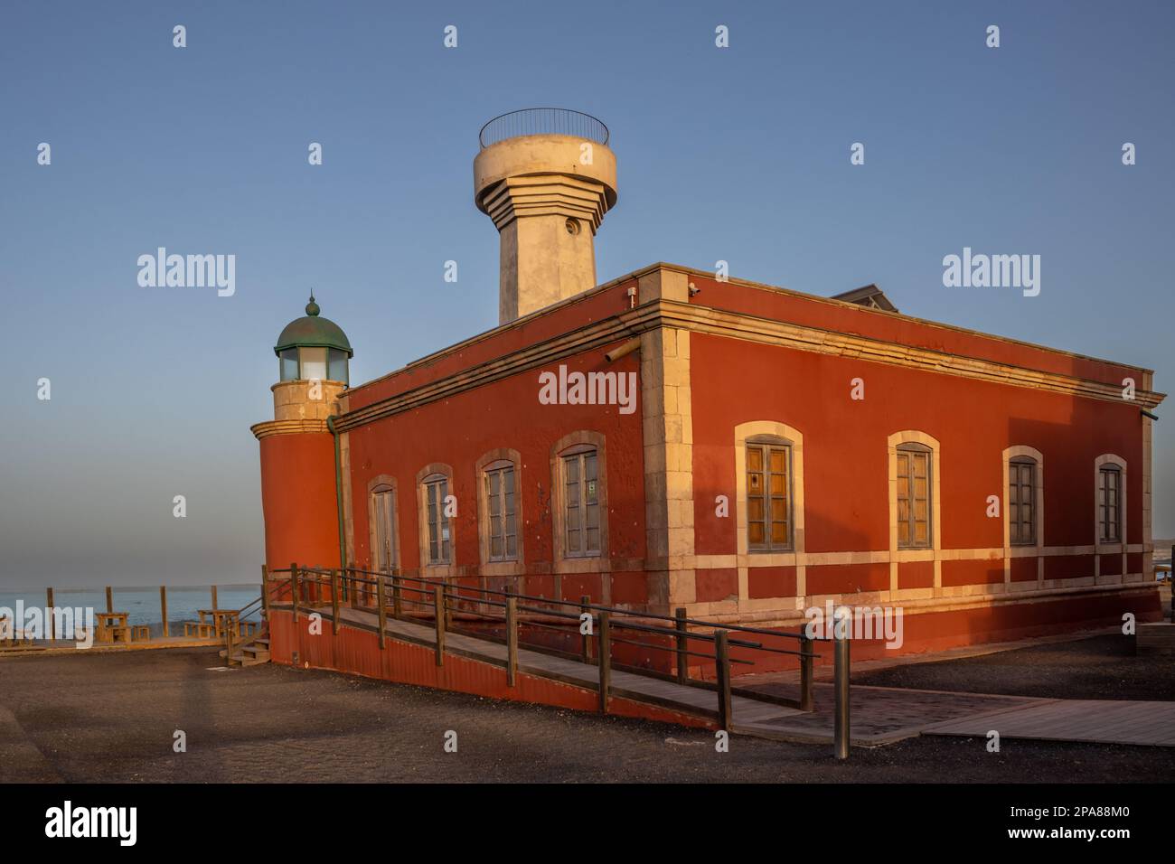 Three lighthouses at one place, showing a history of naval navigation ...