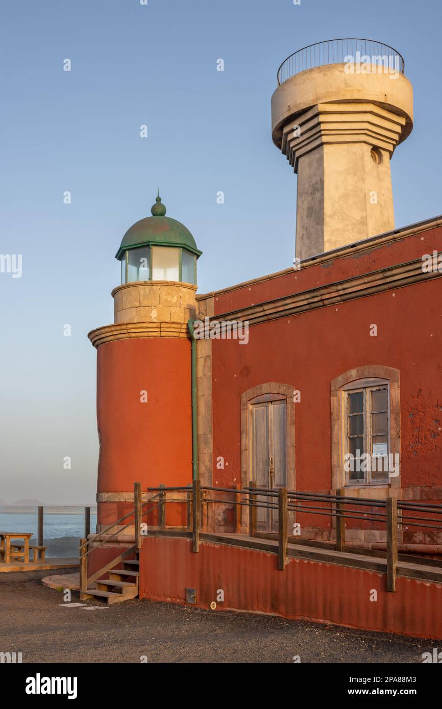 Three lighthouses at one place, showing a history of naval navigation ...