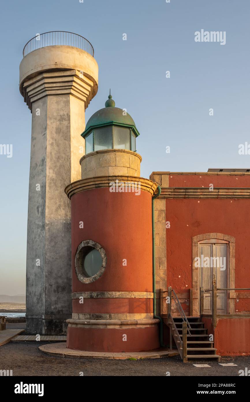 Three lighthouses at one place, showing a history of naval navigation ...