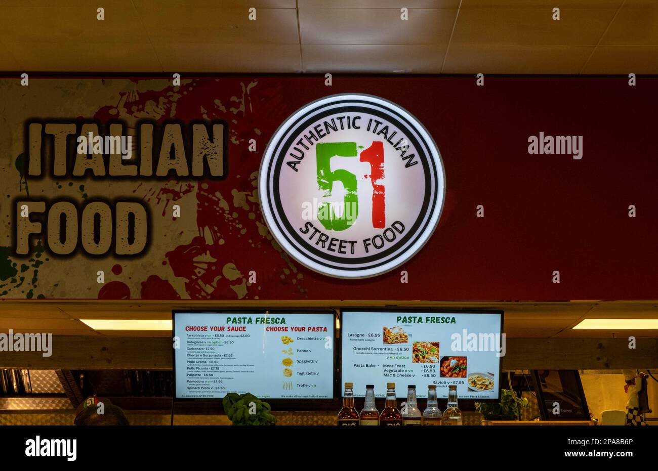 Authentic Italian 51 street food Stock Photo - Alamy