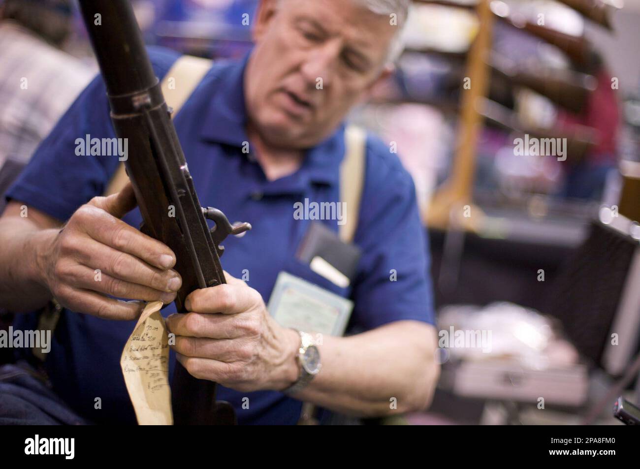 **ADVANCE FOR WEEEKEND, APRIL 12-13** Lyman "Terry" Kirkpatrick from ...