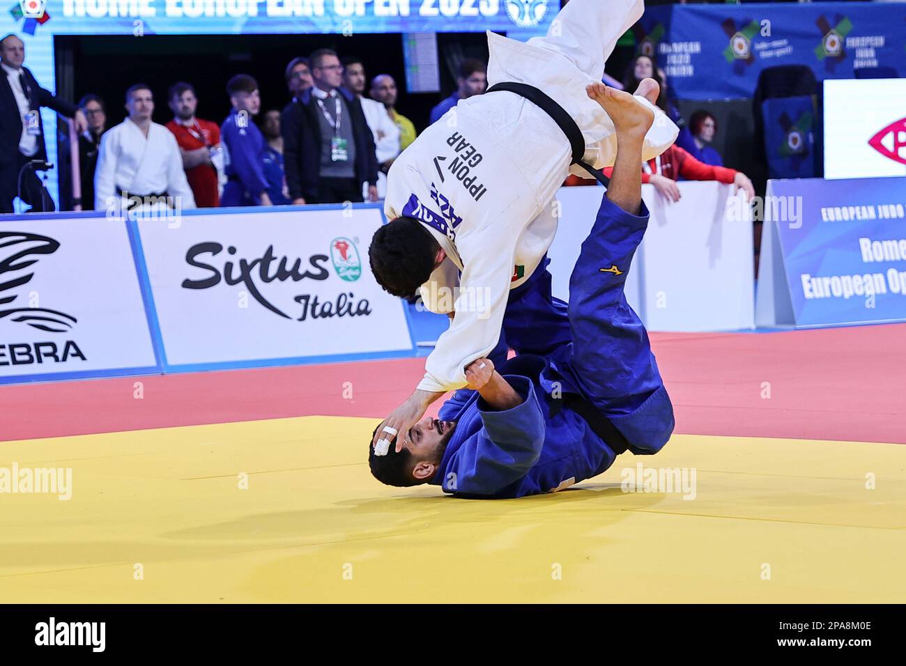 Rome, Italy. 11th Mar, 2023. Kanan Ismayilov (Azerbaidzhan) vs Lior ...