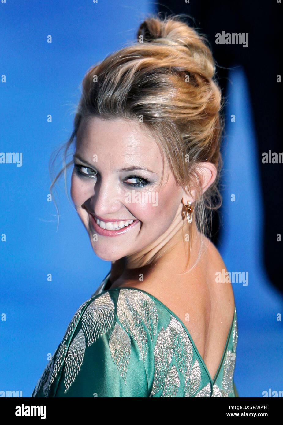 U.S. actress Kate Hudson poses for photographers as she arrives for the ...