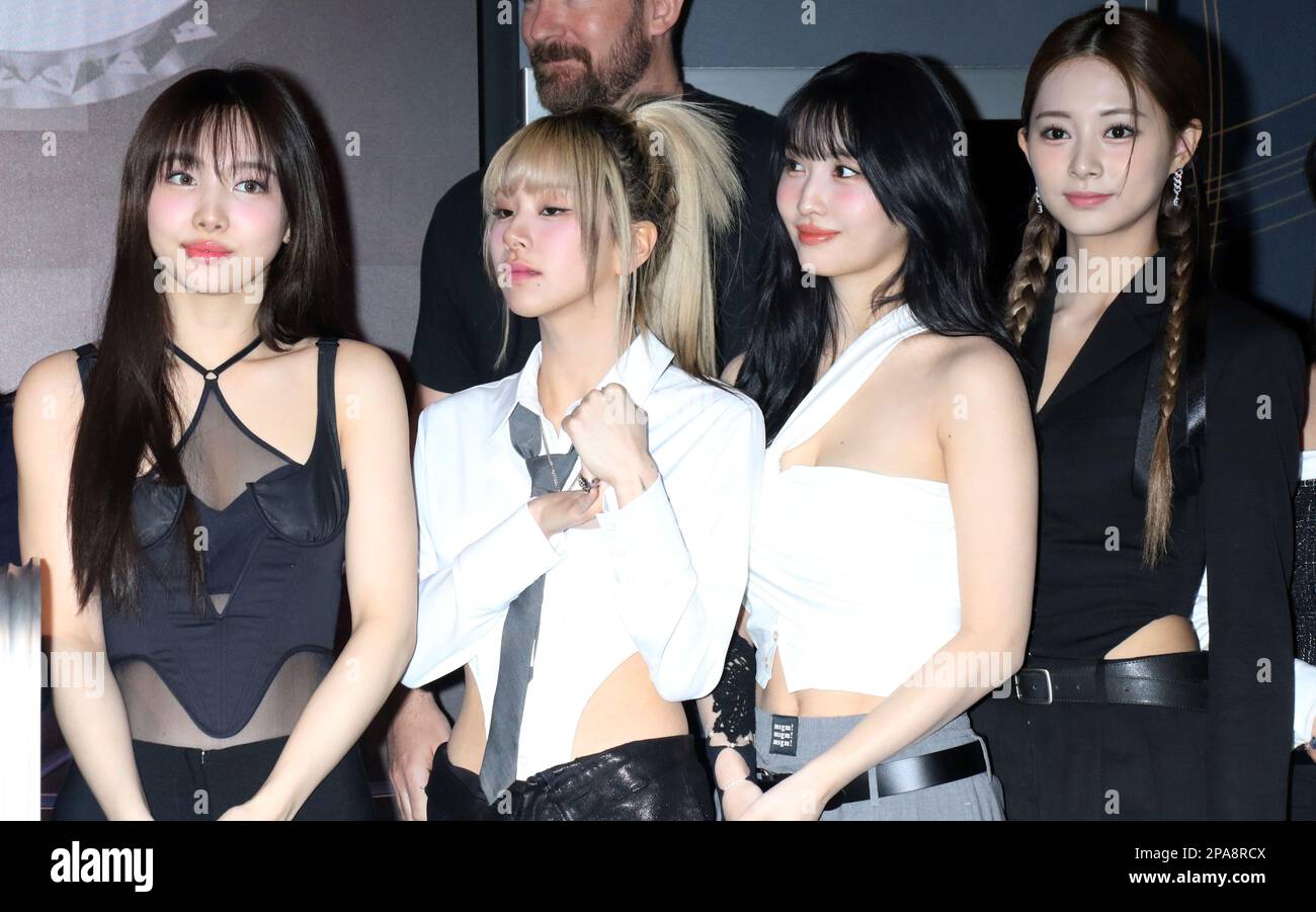 March 10 2023 Nayeon, Chaeyoung, Momo, Tzuyu, attend as TWICE ...