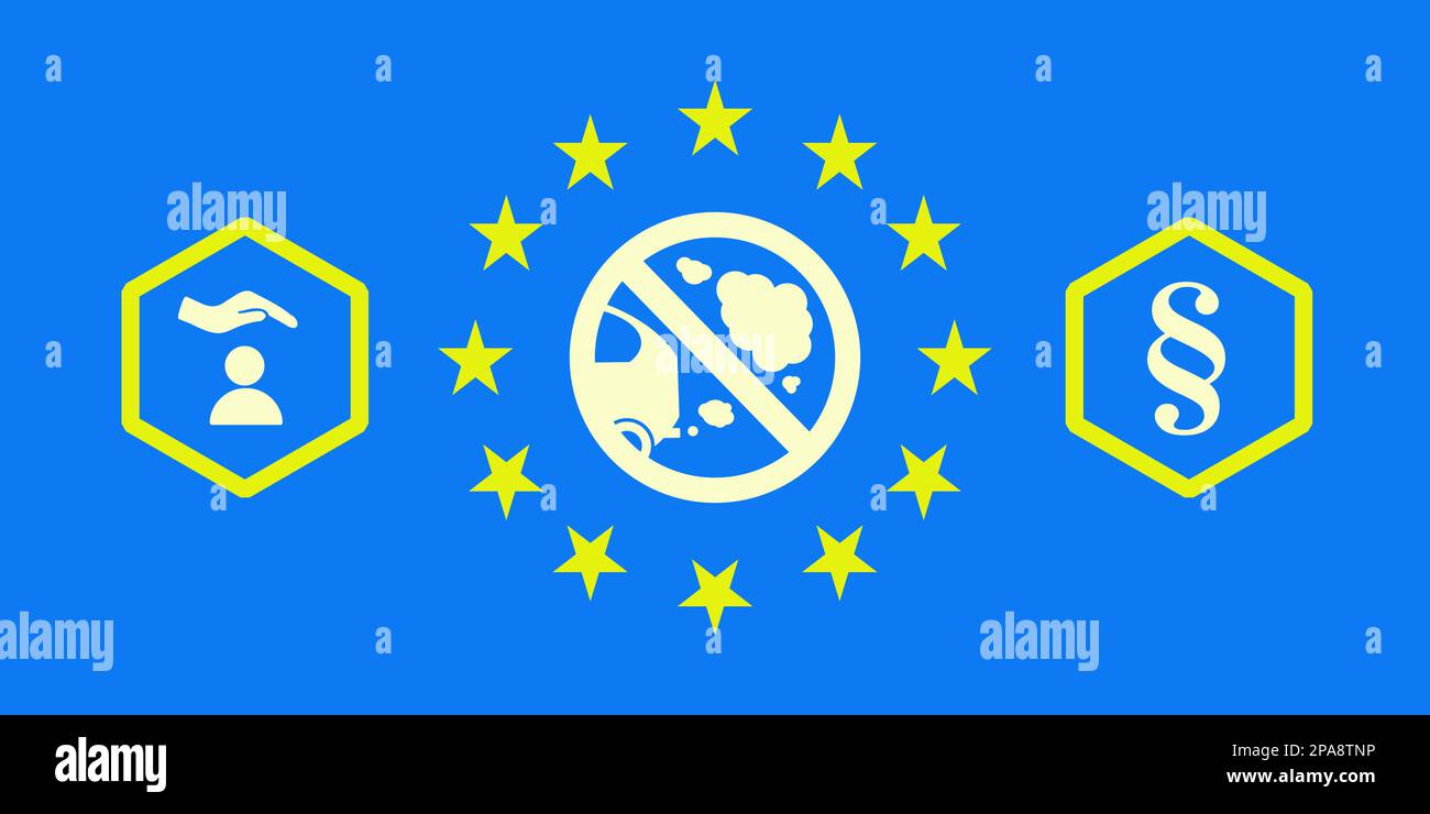 The legal regulation of the combustion engine off as a graphic with ...