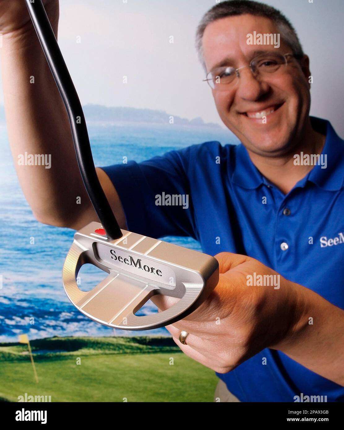 Jim Grundberg, co-owner and managing partner of SeeMore Putter Company ...