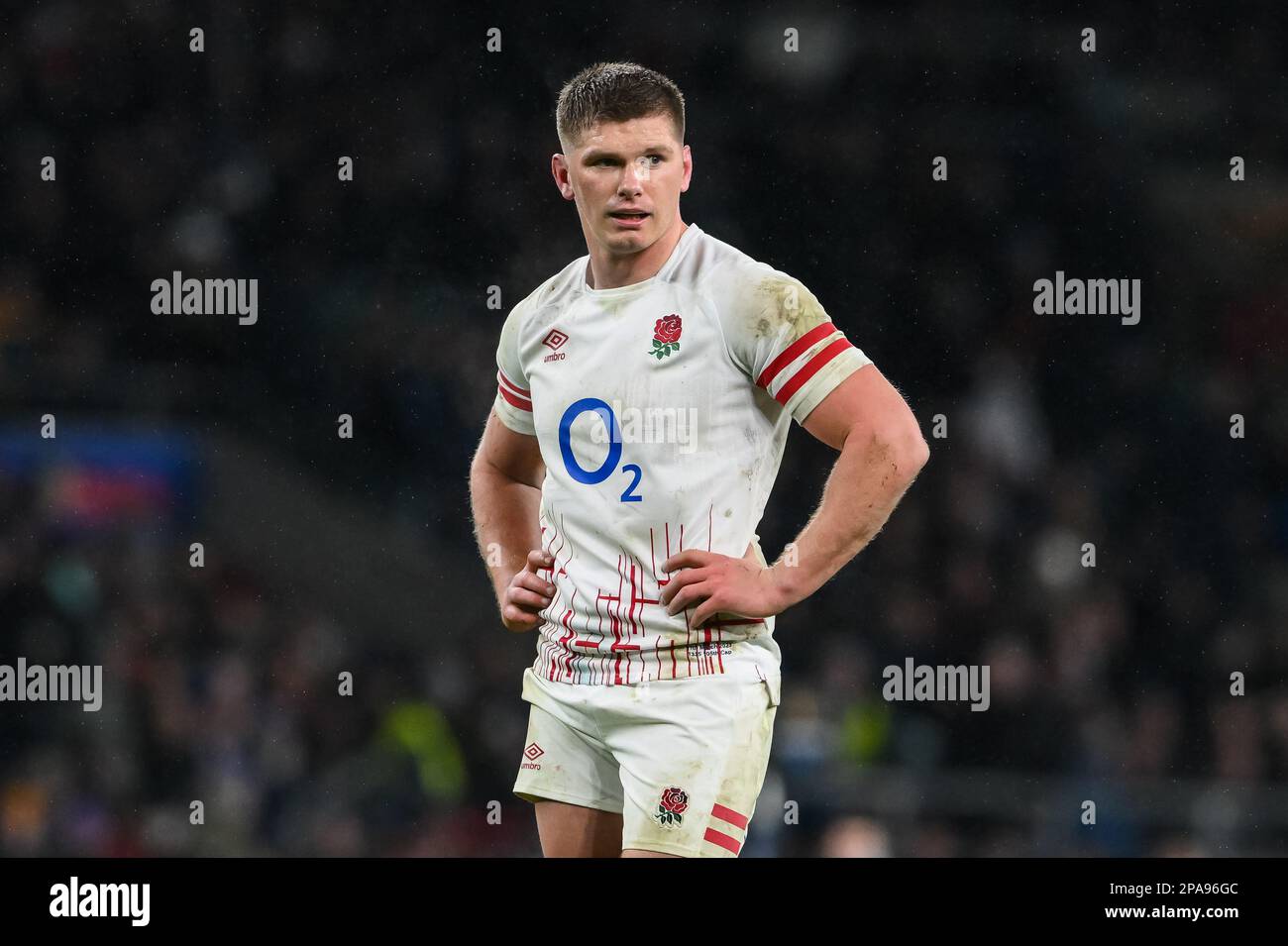 Owen Farrell of England during the 2023 Guinness 6 Nations match ...