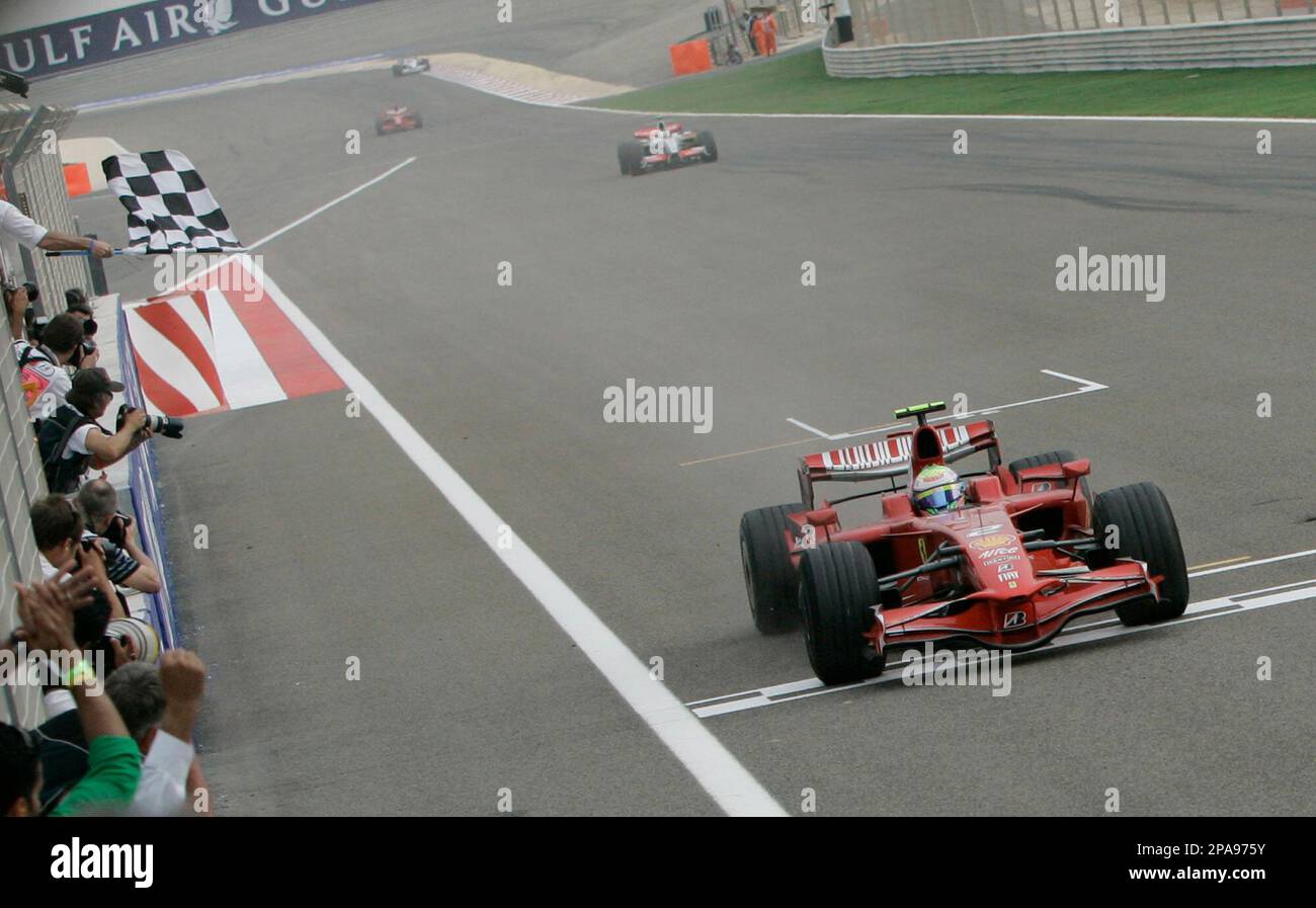 Ferrari Formula One driver Felipe Massa of Brazil is seen crossing the ...