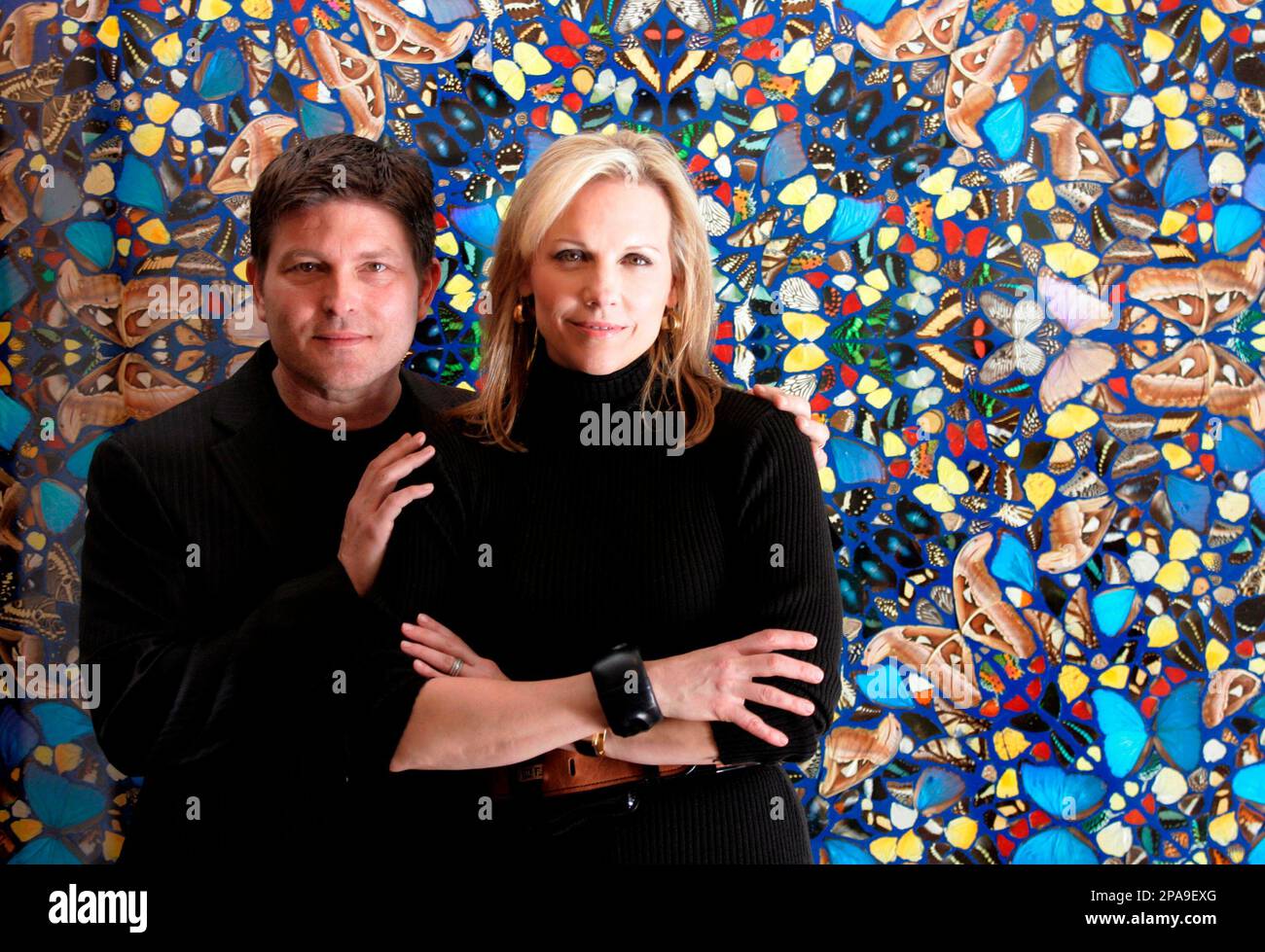 **ADVANCE FOR MONDAY, APRIL 7**Kenny Goss, left, with sister-in-law ...