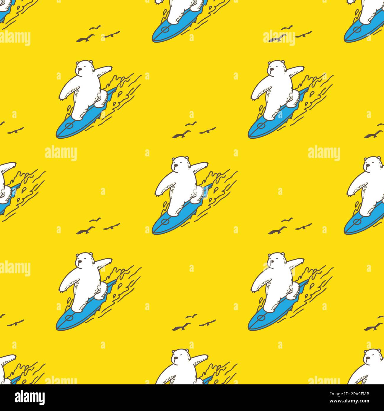 Polar bear beach Stock Vector Images - Alamy