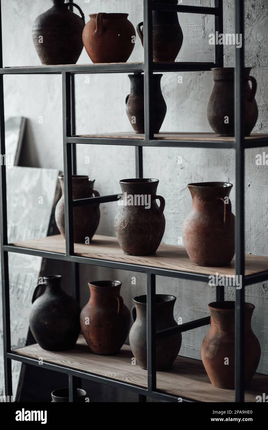 Art objects for exhibition of classical and contemporary painting retro ...