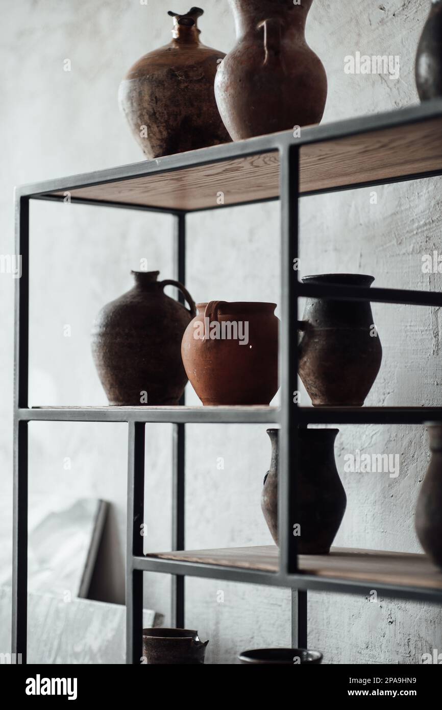 Art objects for exhibition of classical and contemporary painting retro ...