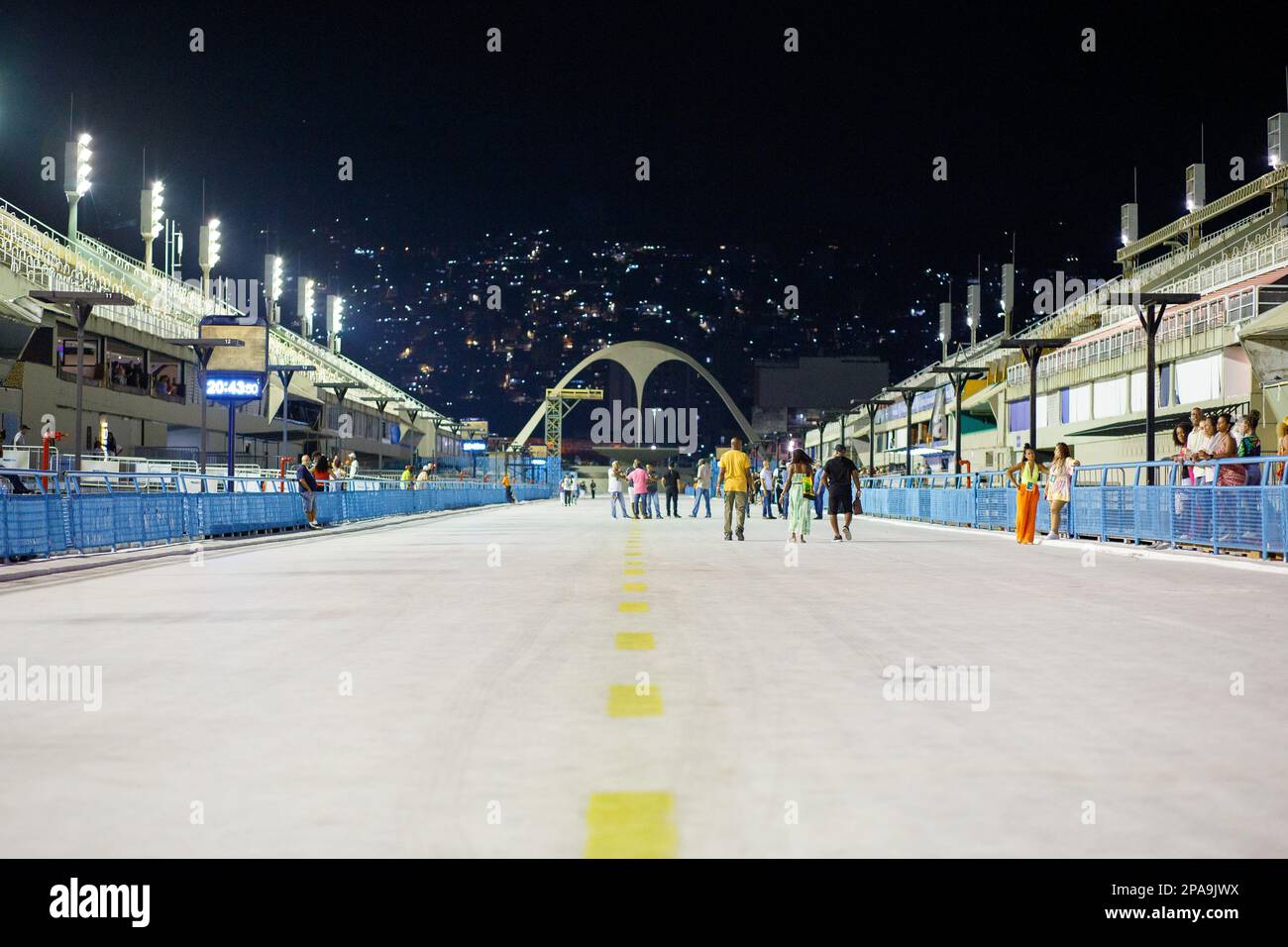 Sambodromo da Marques de Sapucai in Rio de Janeiro, Brazil - January 21 ...
