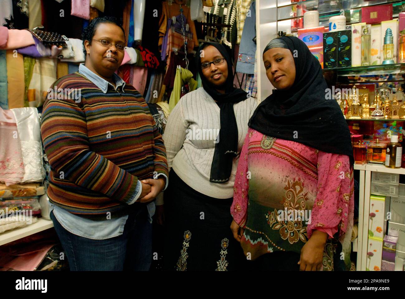 Community Coordinator Fatima Jama, left, and Director Sabah Yusuf ...