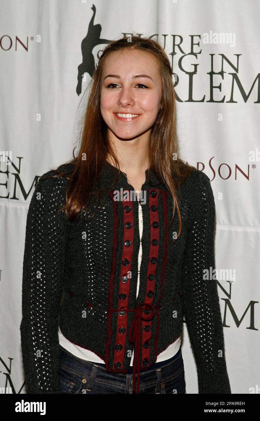 Figure skater Kimmie Meissner arrives for a gala benefiting Figure ...