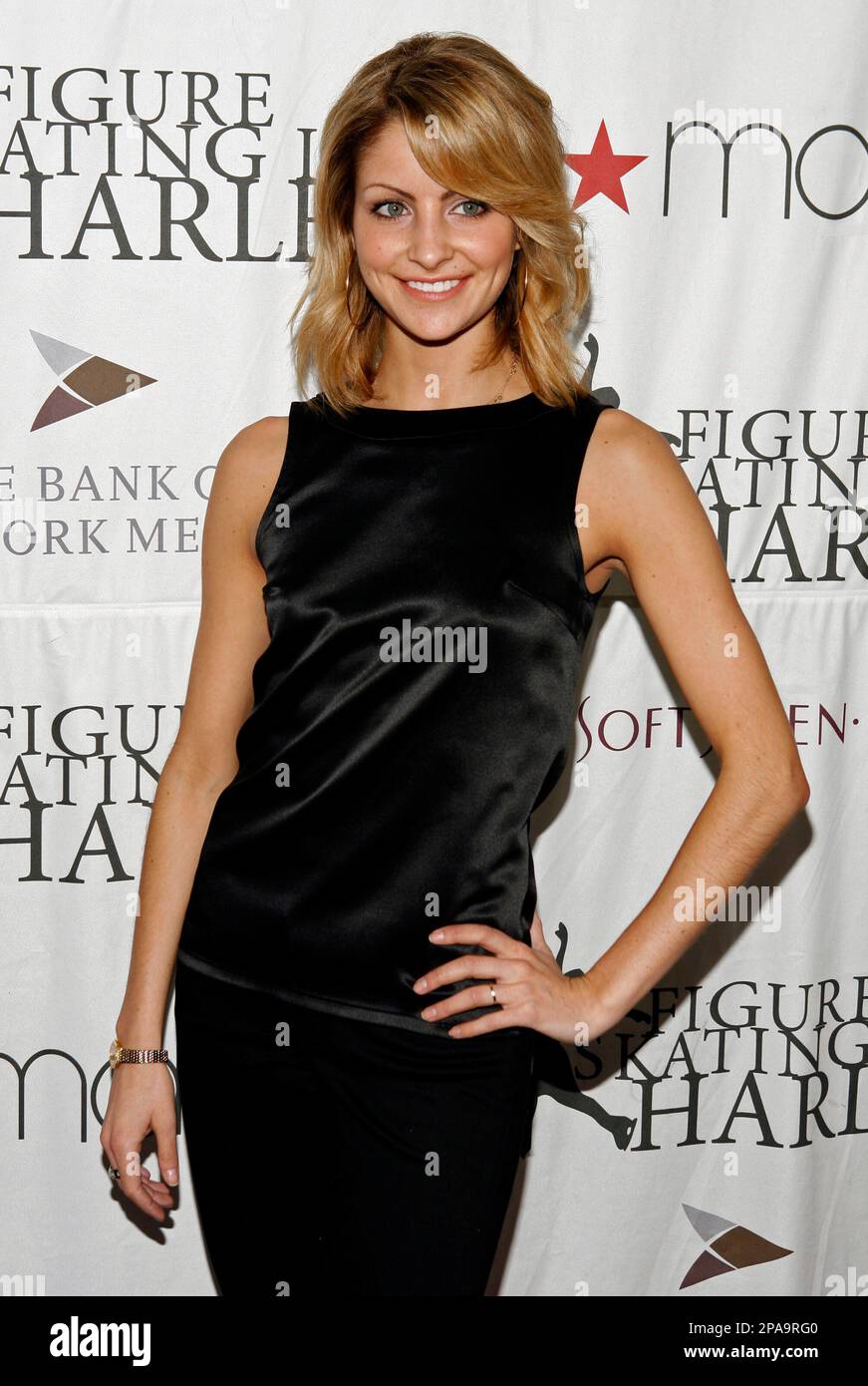 Figure skater Tanith Belbin arrives for a gala benefiting Figure ...