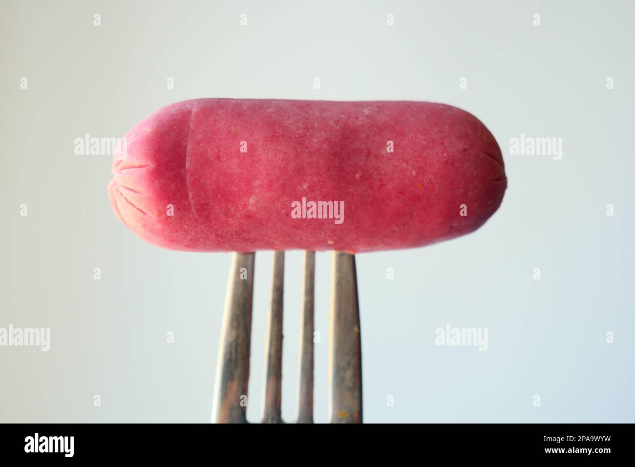 close up of Mini Sausage against white background Stock Photo - Alamy