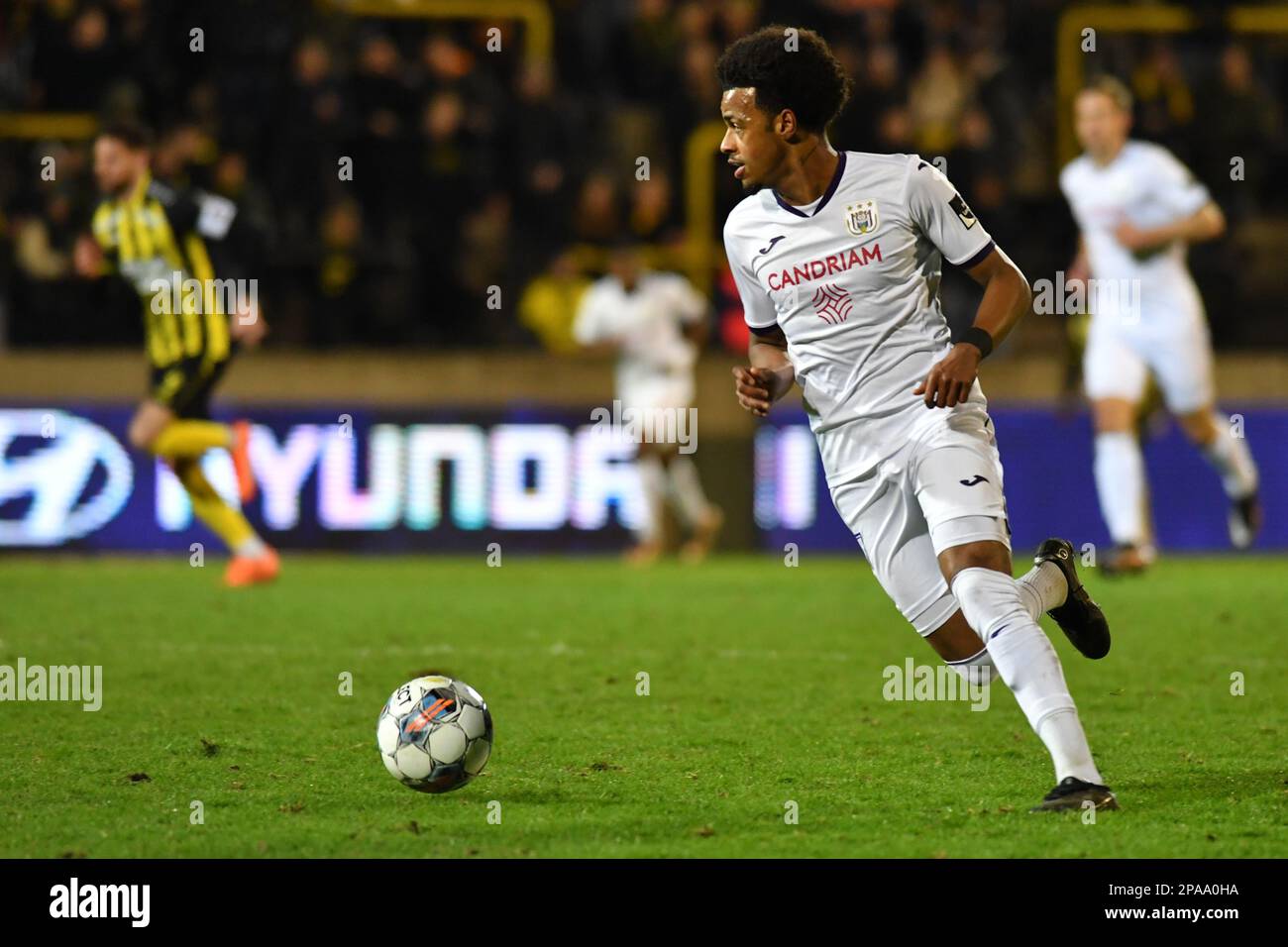 RSCA Futures' Ilay Camara pictured in action during a soccer match ...