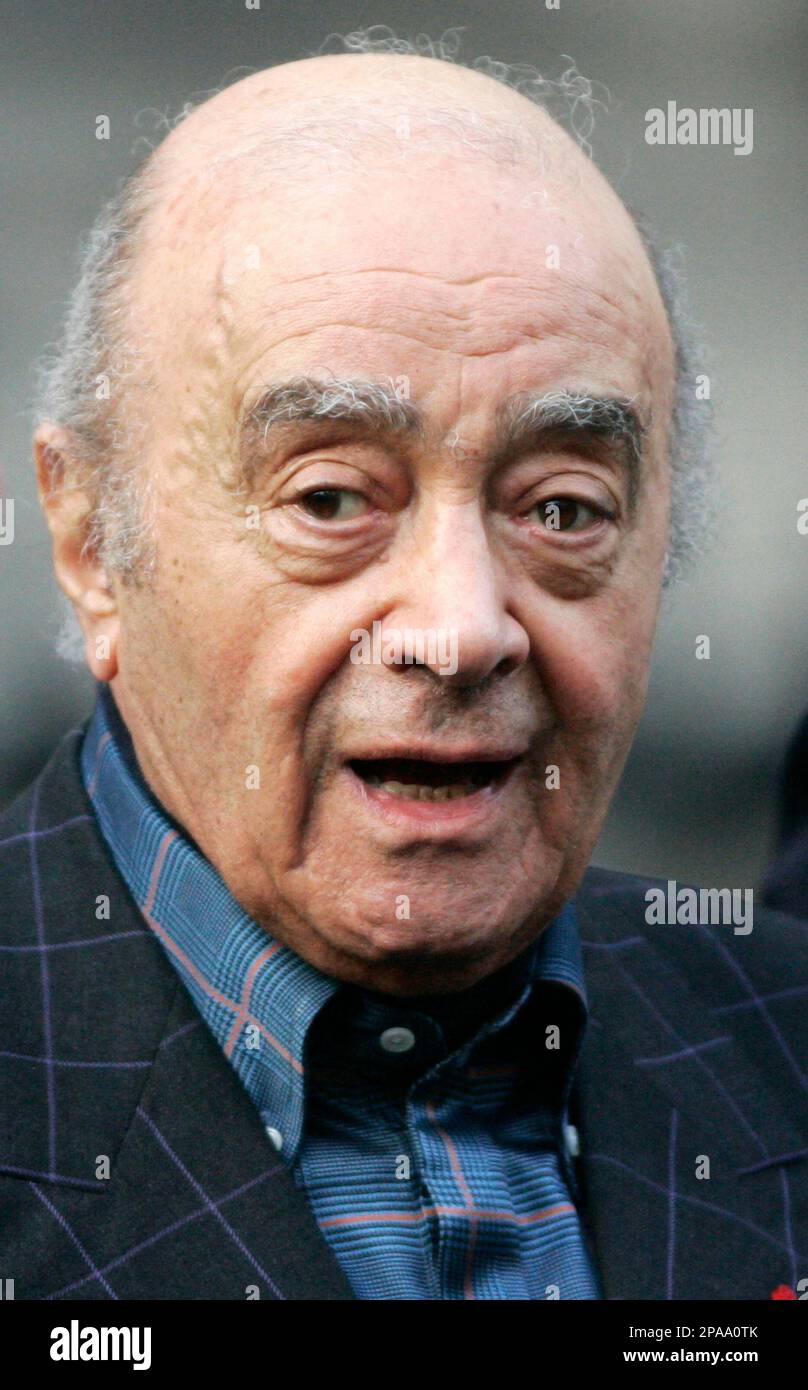 ** FILE ** Mohammed Al Fayed, father of Dodi Al Fayed, leaves the Royal ...