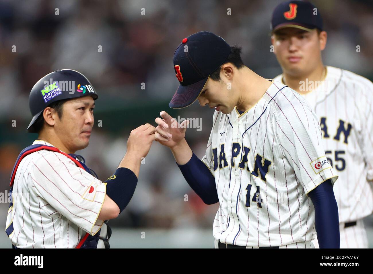 Tokyo, Japan. 11th Mar, 2023. (L-R) Takuya Kai, Roki Sasaki (JPN ...