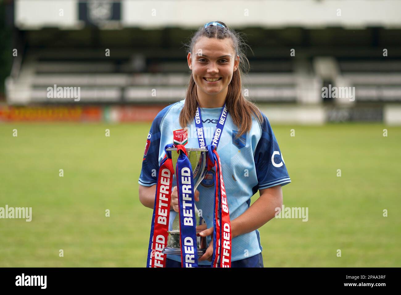 Bryonie King, dual code international Welsh Rugby player, representing ...