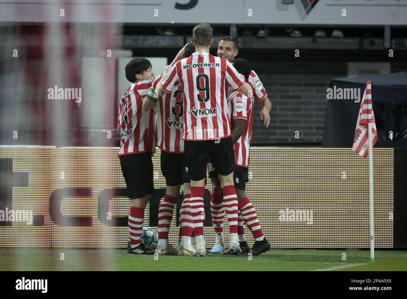ROTTERDAM - Arno Verschueren of Sparta Rotterdam celebrates the 1-1 ...