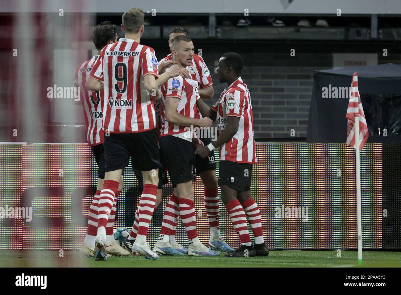 ROTTERDAM - Arno Verschueren of Sparta Rotterdam celebrates the 1-1 ...