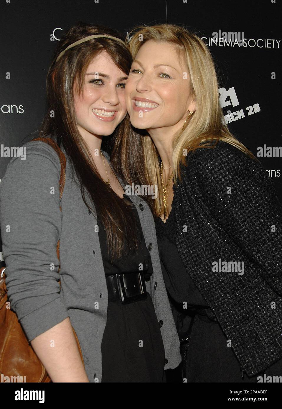 Actress Tatum O'Neal, right, and daughter Emily McEnroe attend a Cinema ...