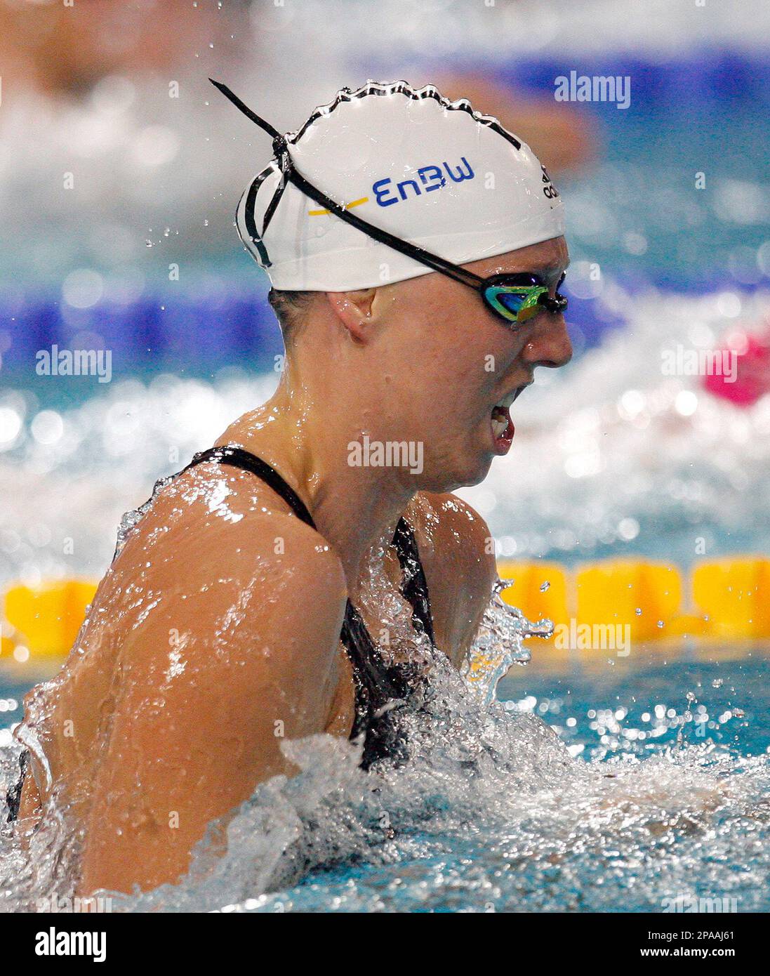 Germany's Janne Schaefer on her way to winning the gold medal in the ...