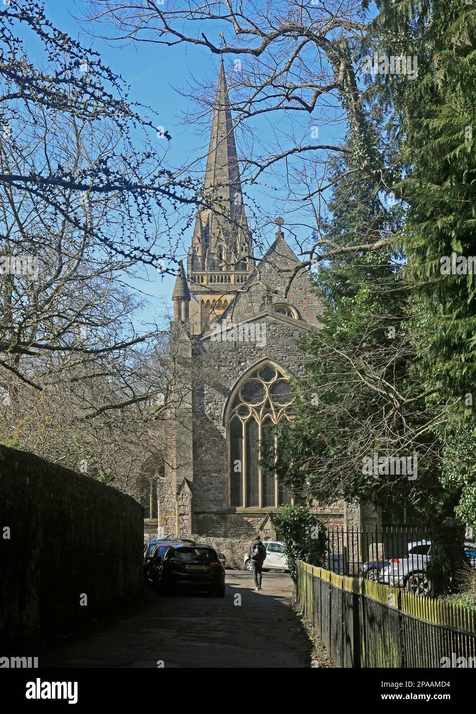 Llandaff Cathedral, Cardiff, South Wales. Taken March 2023 Stock Photo - Alamy