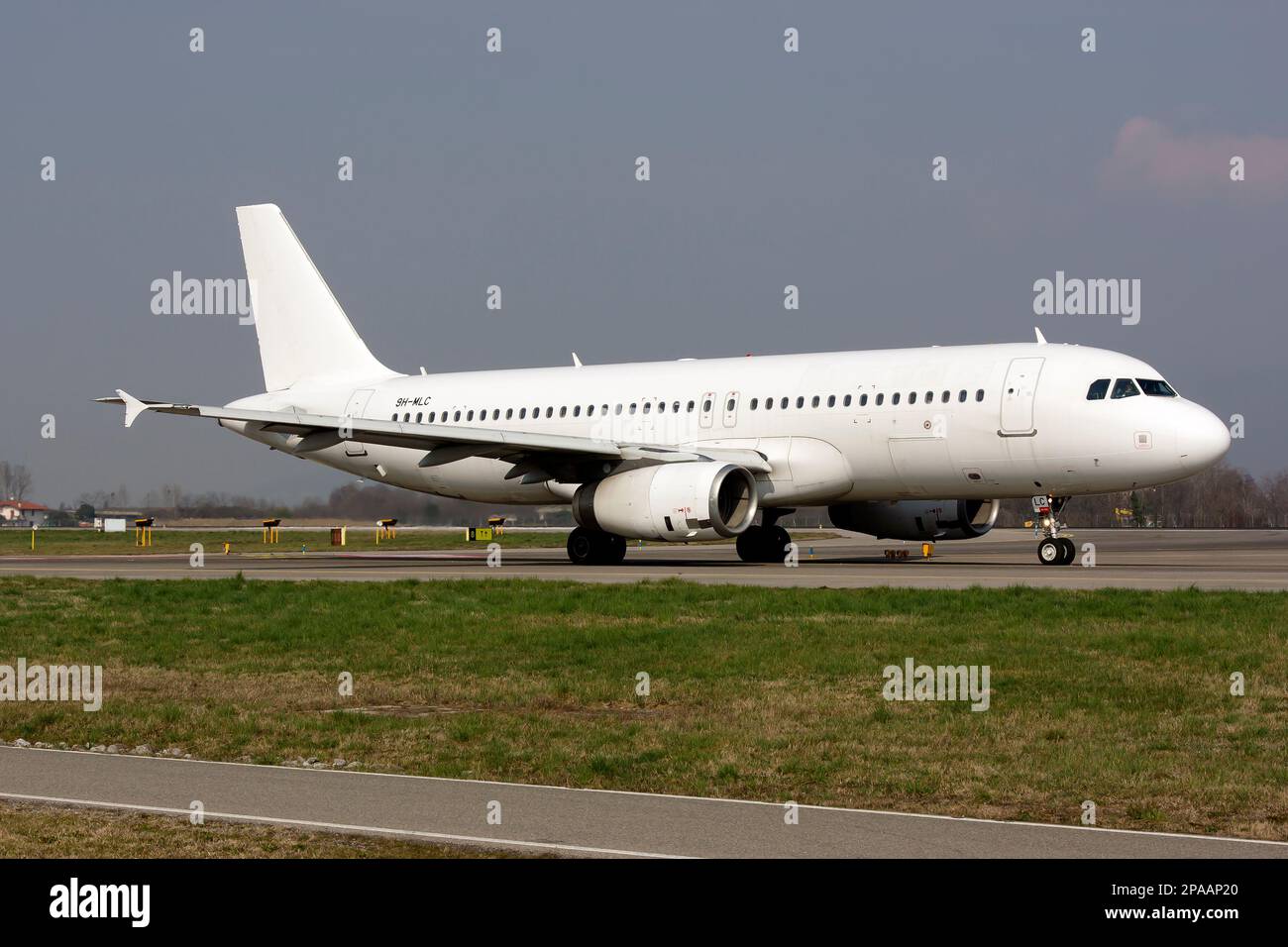 An Avion Express Airbus 320 taxiing at Milan Bergamo Orio al Serio ...